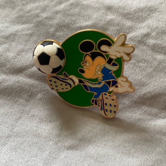Disney | Other | Disneys Mickey Mouse Soccer Pin | Poshmark